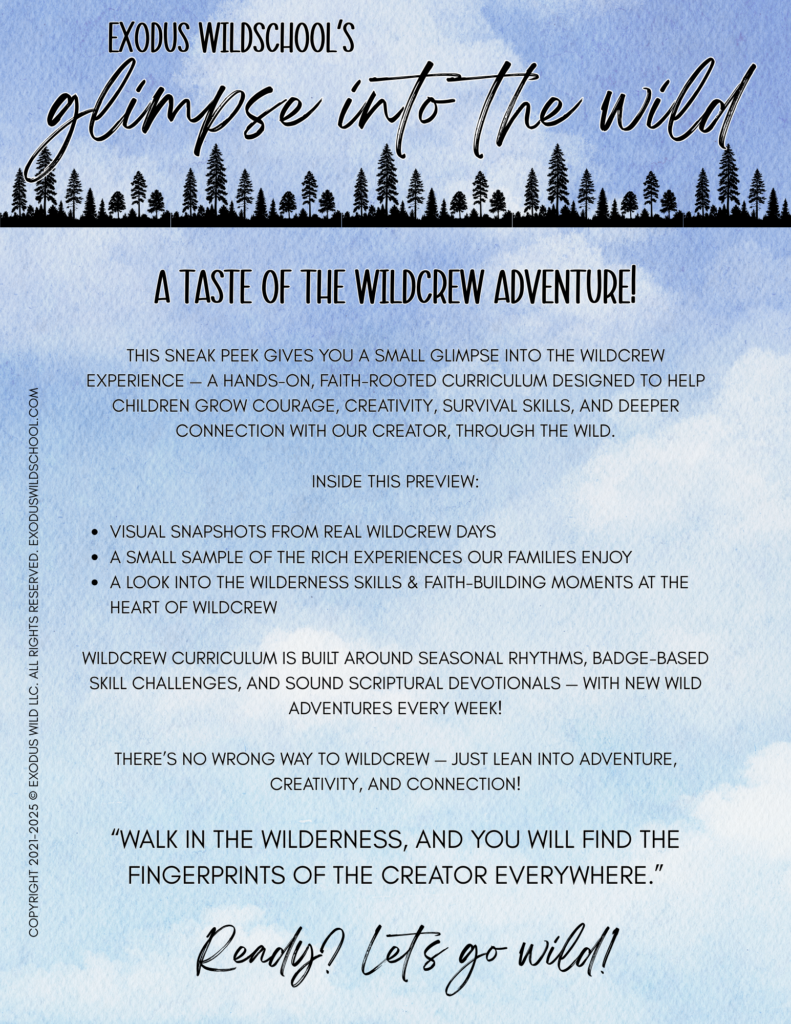 Sneak Peek - Exodus WildSchool